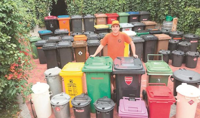 Rare bin hunter 'wheelie' keen to find that one special bin in ...