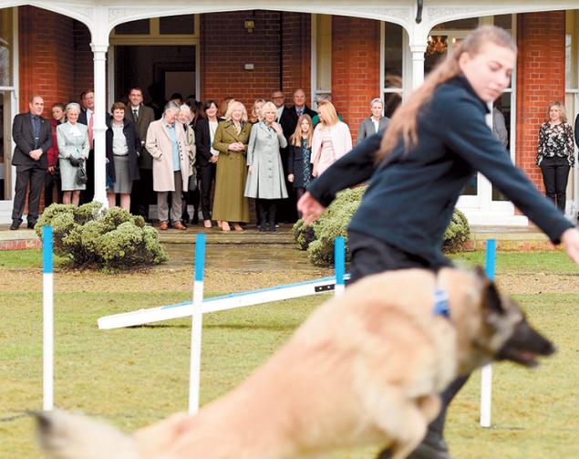 In pictures: Duchess of Cornwall visits Battersea home in Old Windsor ...