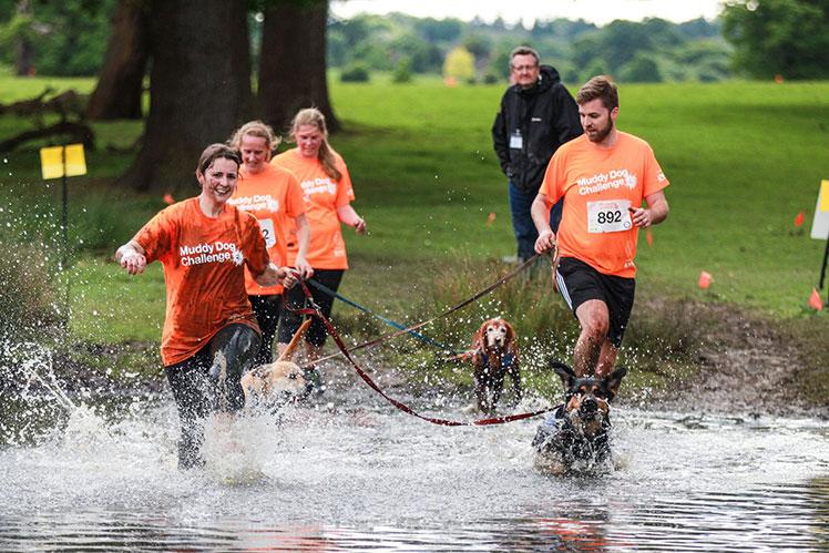 Runners and pooches slog their way through Battersea’s Muddy Dog ...