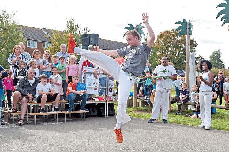 Martial arts on display at Clewer Green First School's autumn fair ...