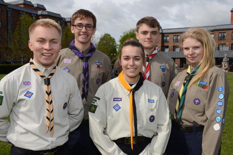 In pictures: Scout Association parade at Windsor Castle - Photo 1 of 5 ...