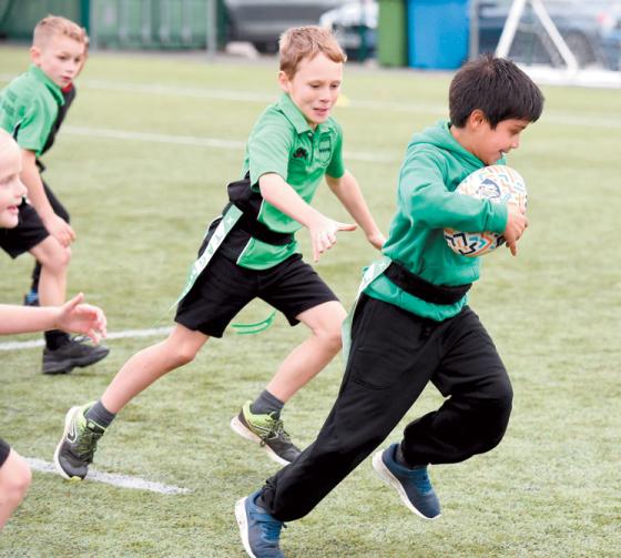 In pictures: children try tag rugby at Maidenhead Rugby Club - Photo 1 ...