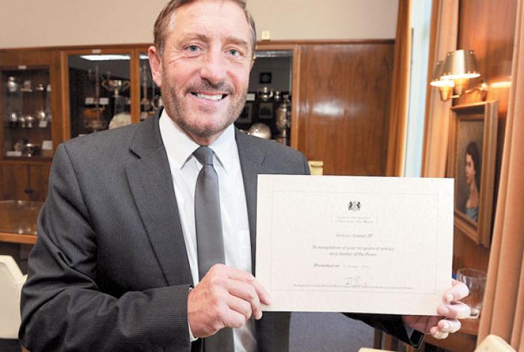Cllr Andrew Jenner's 20 years of magistrate service recognised ...
