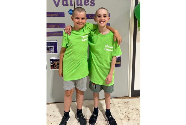 Two best friends smash £10,000 fundraiser target following head shave ...