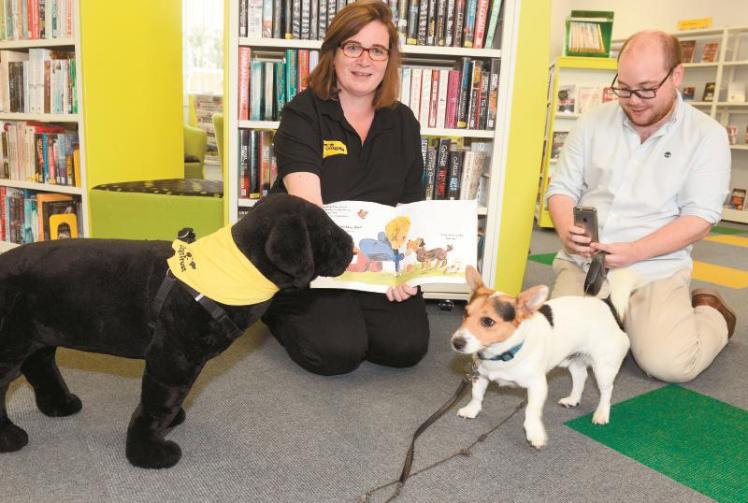 Dogs Trust gives lessons to youngsters at Dedworth Library - Photo 1 of ...