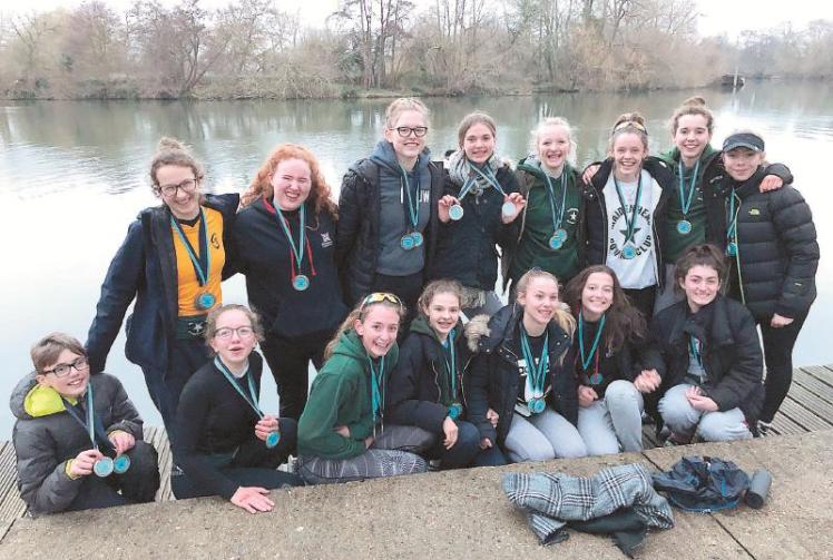 Maidenhead Rowing Club chalk up seven wins at Weybridge Winter Head ...