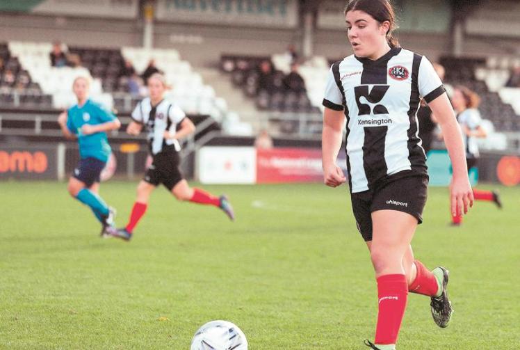 History made as Lydia steps up to Maidenhead United Women's first team ...