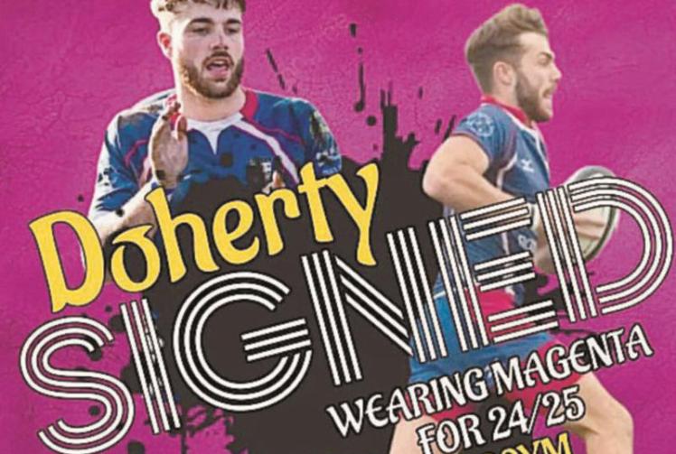 New signing Tom Doherty 'can't wait to score tries in magenta for Maids ...