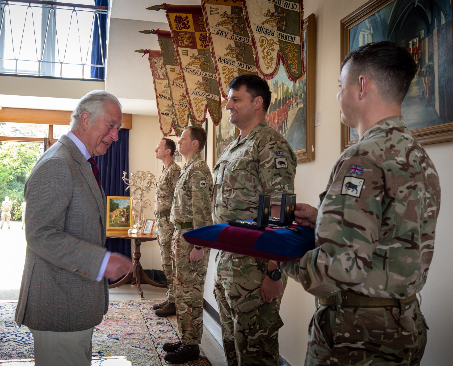 Prince Charles visits Windsor's Combermere Barracks - Maidenhead Advertiser